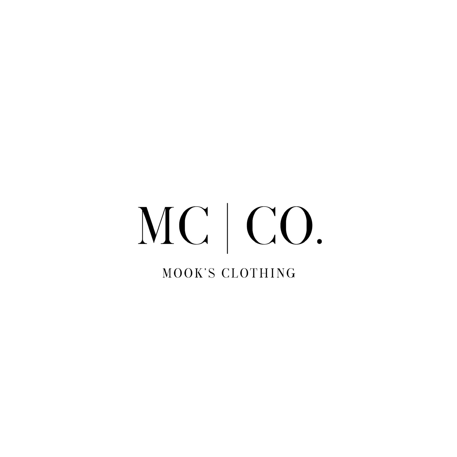 MCCO. – Mooks Clothing